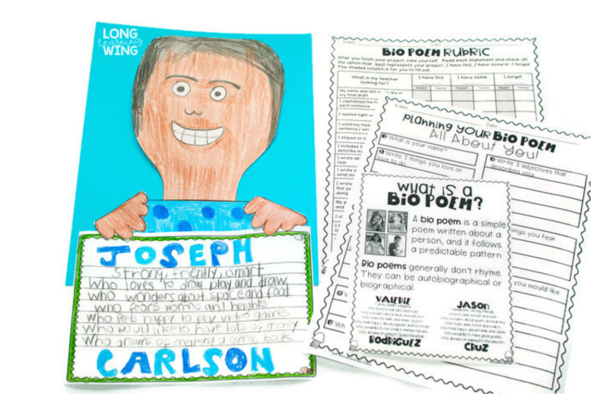 How To Teach Bio Poems On The 1st Day Of School - Longwing Learning I ...