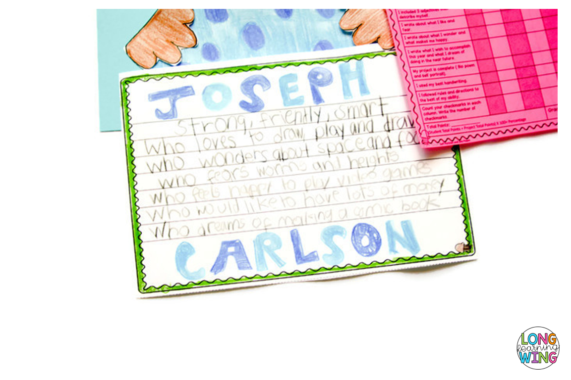 How To Teach Bio Poems On The 1st Day Of School - Longwing Learning I ...