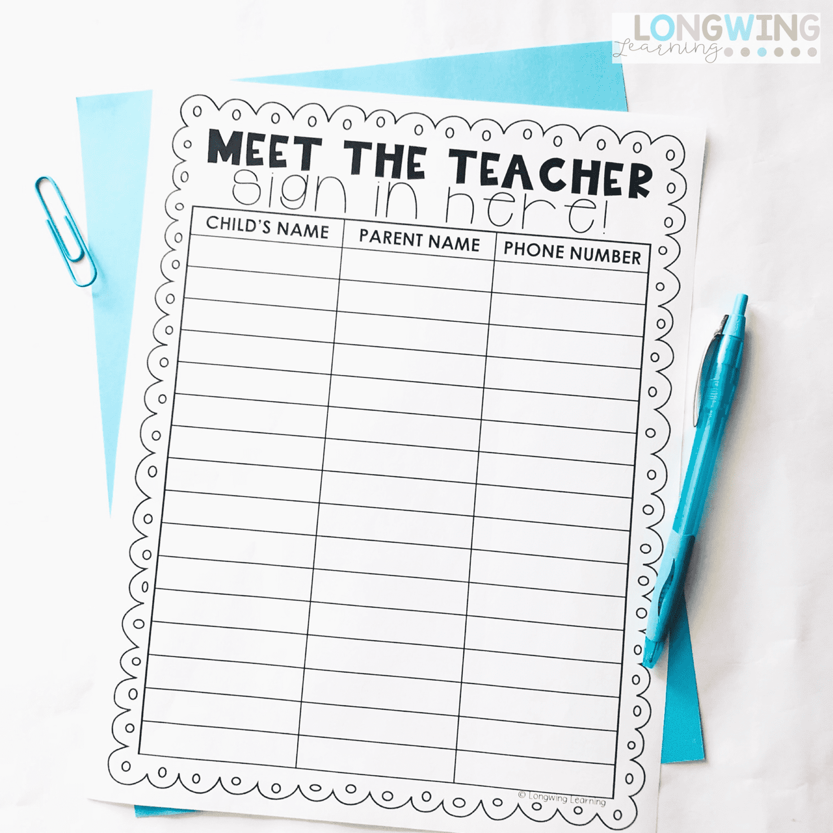 Create A Successful Meet The Teacher Night Scavenger Hunt - Longwing ...