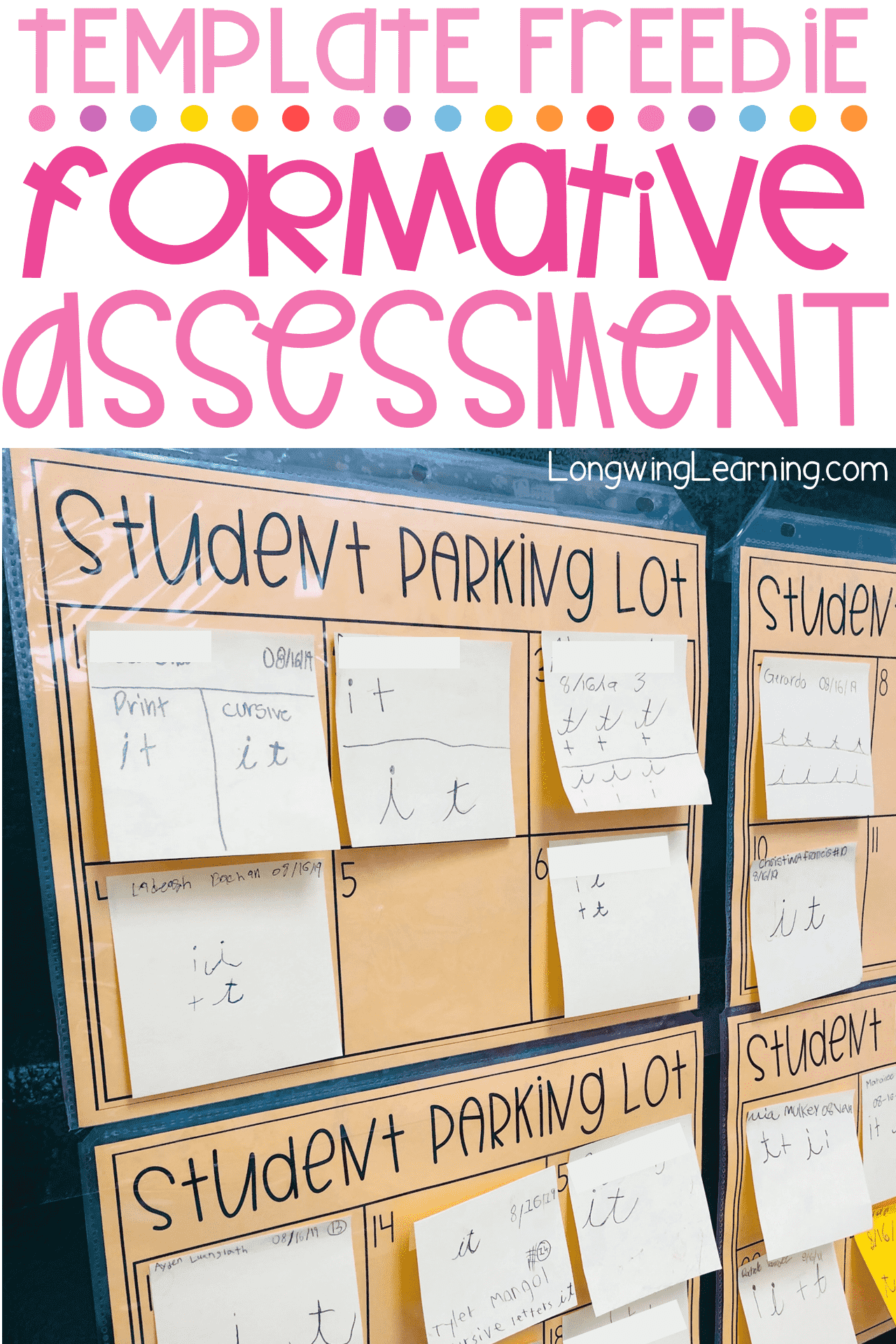 STUDENT PARKING LOT FOR THE CLASSROOM - Longwing Learning