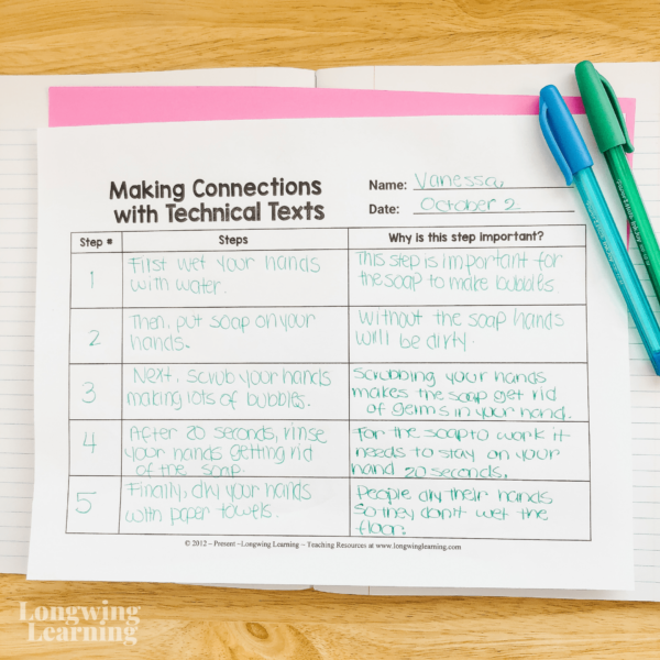 Activities To Teach RI.4.3 Technical Texts - Longwing Learning I ELA ...