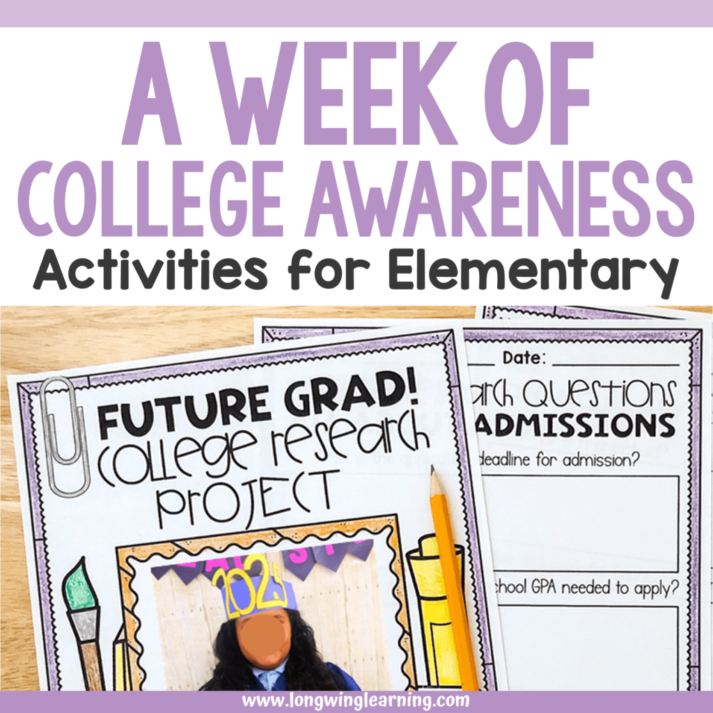 A Week Of College Awareness Activities - Longwing Learning I Ela ...