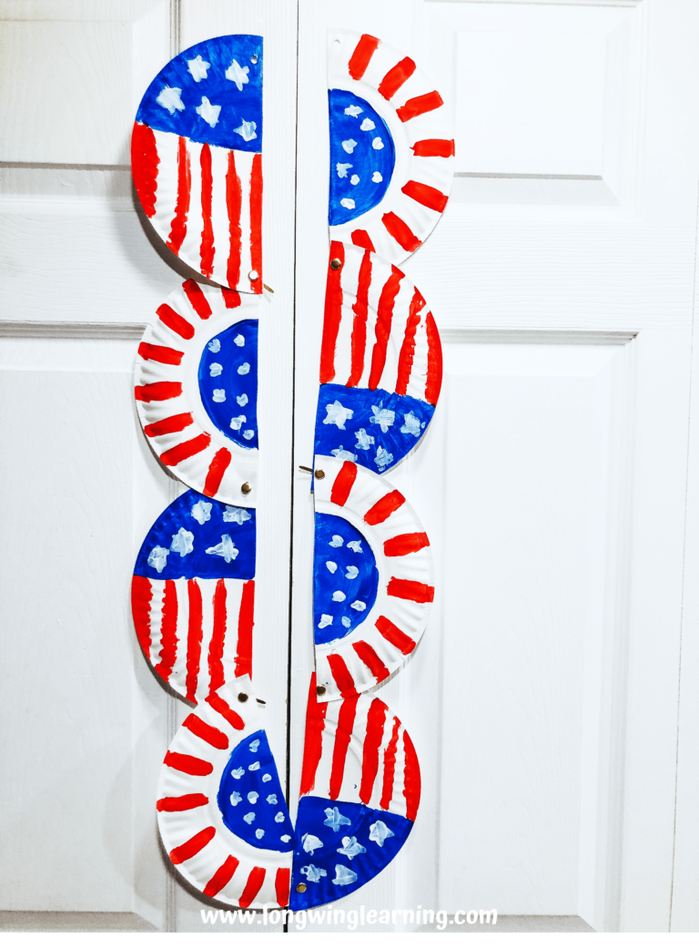 Fun And Easy Patriotic Paper Plate Craft For Kids - Longwing Learning