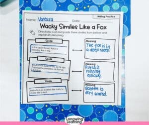 5 Fun Simile Activities To Teach Kids How To Write Similes - Longwing ...