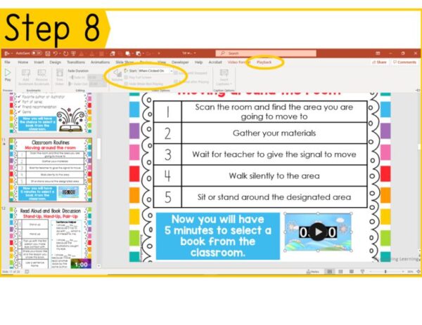 Easily Add A Timer In PowerPoint For Teaching - Longwing Learning I ELA ...