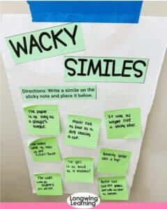 5 Fun Simile Activities To Teach Kids How To Write Similes - Longwing ...