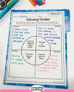 5 Fun Simile Activities To Teach Kids How To Write Similes - Longwing ...