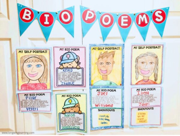 4 Easy Bio Poems Activities For Back To School - Longwing Learning I ...