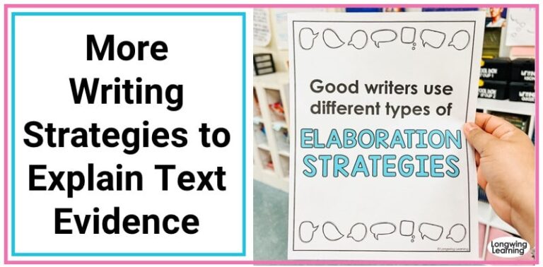 How To Explain Text Evidence To Boost Writing Skills In 4th Grade: A ...