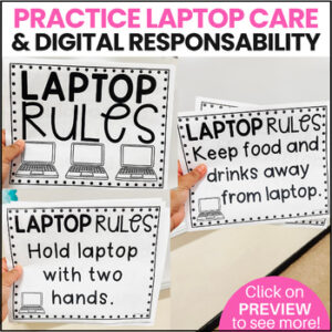 Computer Lab Rules & Technology Contract Technology Classroom Rules ...