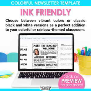 Meet The Teacher All About Me Information Sheet & Bio Template With ...