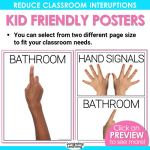 Multicultural Classroom Hand Signals Posters For Classroom Behavior ...