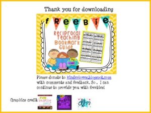 Reciprocal Teaching Reading Strategy Anchor Chart With Student ...