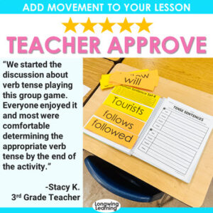 Regular Verb Tenses Past, Present, And Future Free Verb Tenses Movement ...