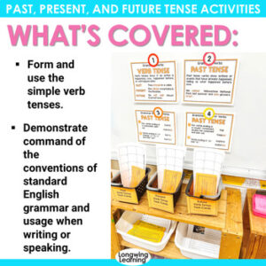 Regular Verb Tenses Past, Present, And Future Free Verb Tenses Movement ...