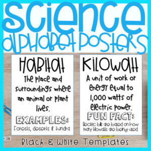 Science Vocabulary Posters With Student Friendly Definition And Science ...