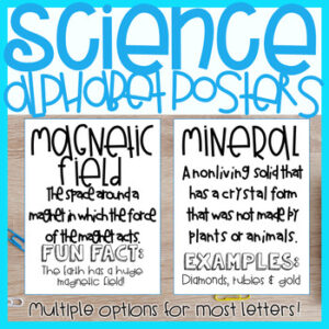 Science Vocabulary Posters With Student Friendly Definition And Science ...